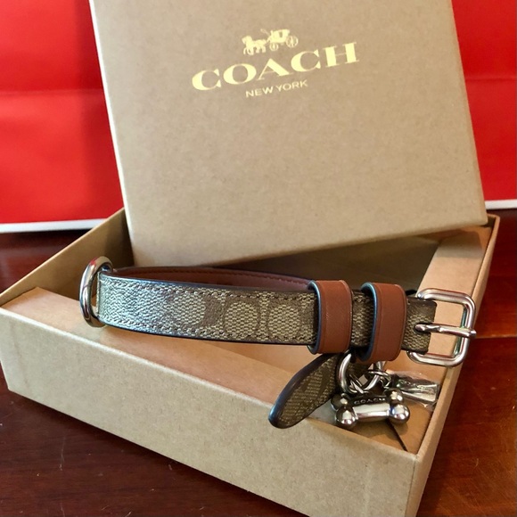 Coach | Dog | Host Picknwt Coach Dog Collar With Charms In Gift Box ...